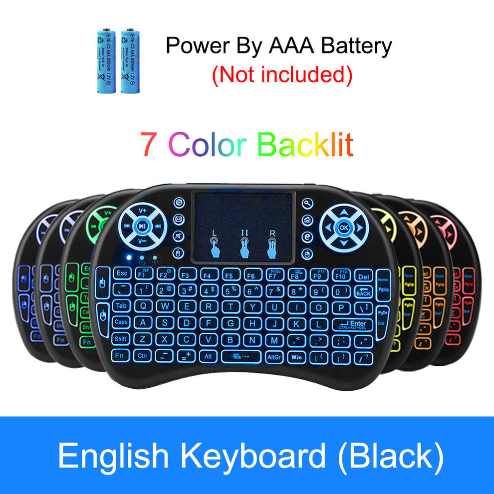 i8 Wireless Keyboard Russian English Hebrew Version i8+ 2.4GHz Air Mou ...